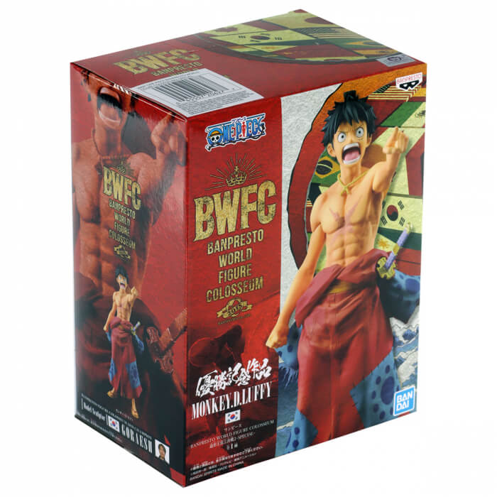 Action Figure One Piece Monkey D. Luffy Banpresto World Figure Colosseum 2 BWFC
