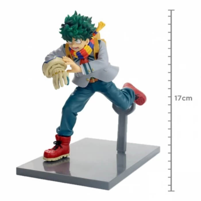 Boneco My Hero Academia Banpresto Izuku Midoriya Bravegraph Deku