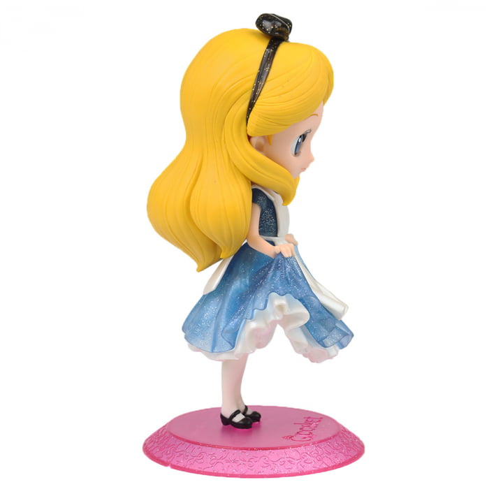 Q Posket Alice Glitter Line Banpresto Disney Alice No País das Maravilhas