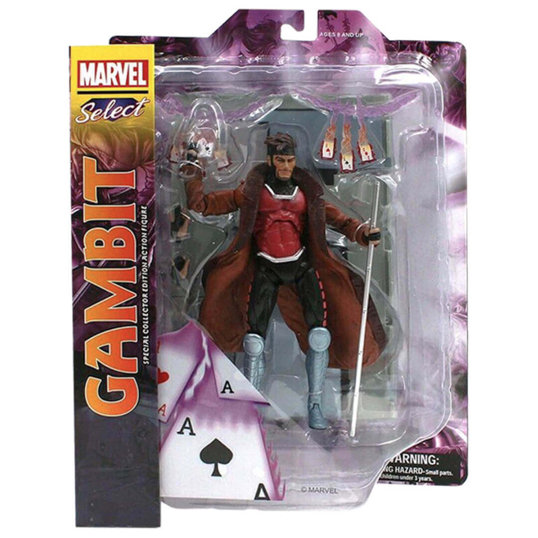 Compre o Boneco Articulado Marvel Diamond Select do Gambit dos X-Men na ...