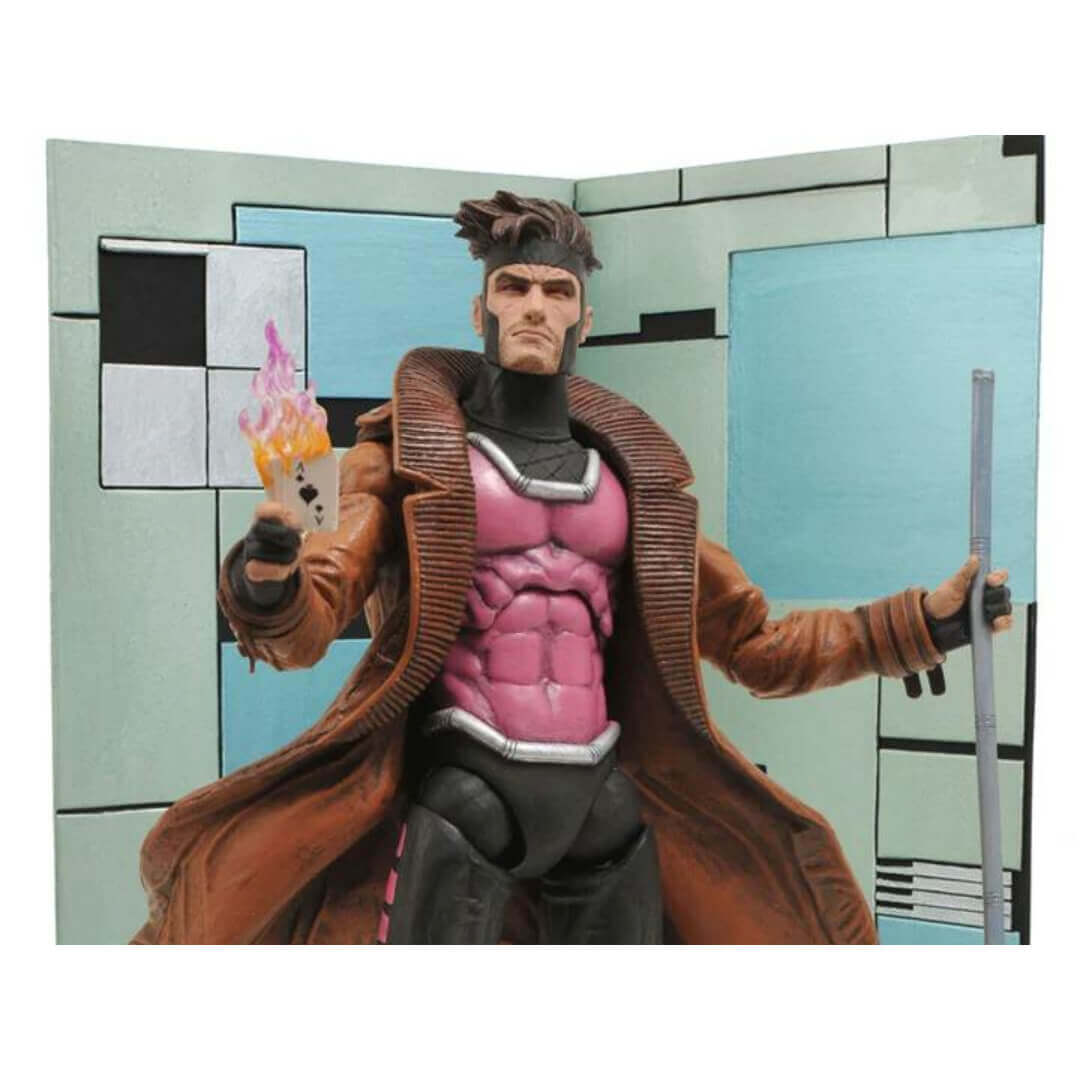 Compre o Boneco Articulado Marvel Diamond Select do Gambit dos X-Men na ...
