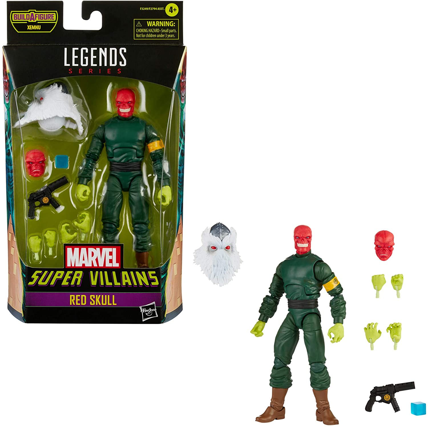 Marvel Legends Red Skull BAF Xemnu Caveira Vermelha