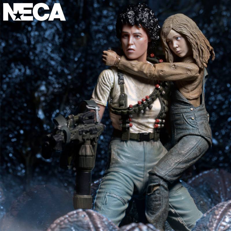 Neca Aliens Ripley Rescuing Newt Deluxe Set