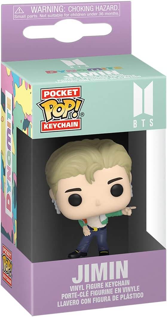 Chaveiro Funko Pop BTS Jimin Dynamite Pocket Pop! Keychain