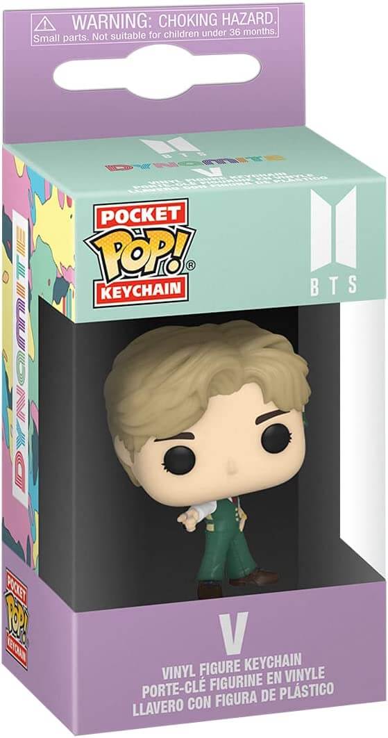 Chaveiro Funko Pop BTS V Dynamite Pocket Pop! Keychain