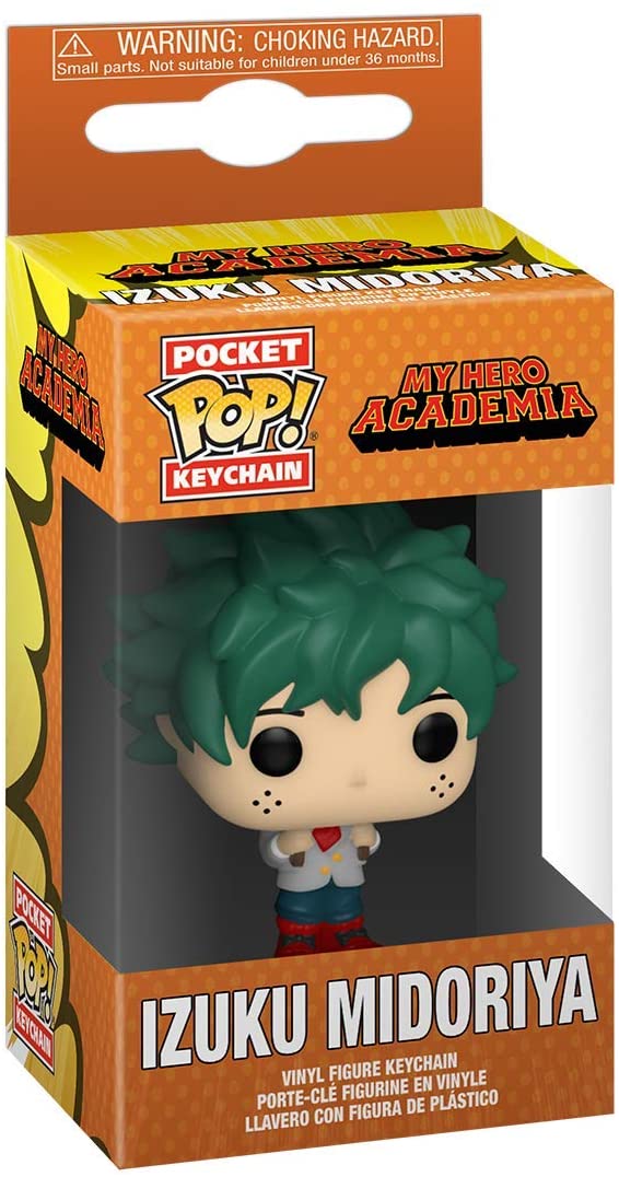 Chaveiro Izuku Midoriya Deku My Hero Academia Funko Pop Pocket Keychain