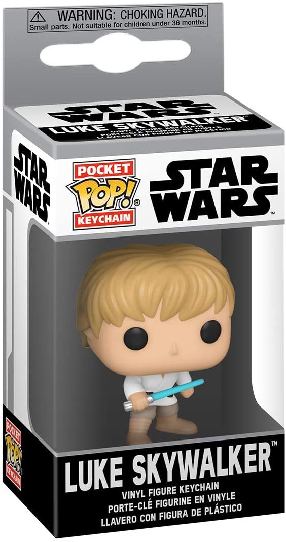 Chaveiro Luke Skywalker Star Wars Funko Pop Pocket Keychain