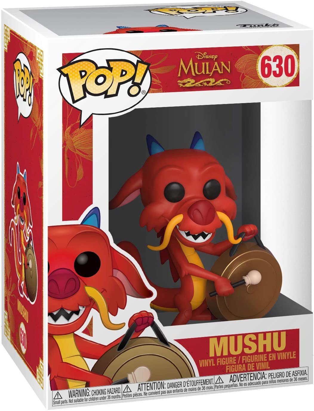 Funko Pop Mushu w Gong 630 Disney Mulan