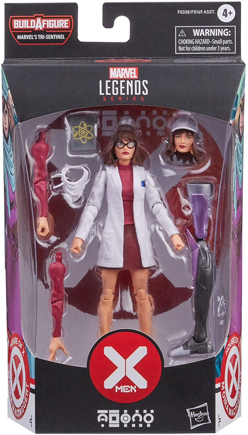 Marvel Legends Moira MacTaggert X-Men BAF Tri-Sentinel