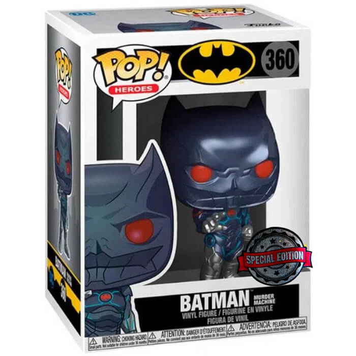 Boneco Funko Pop Batman Murder Machine 360 DC Comics