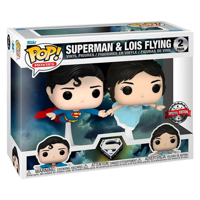 Funko Pop Superman & Lois Flying 2-Pack DC Comics