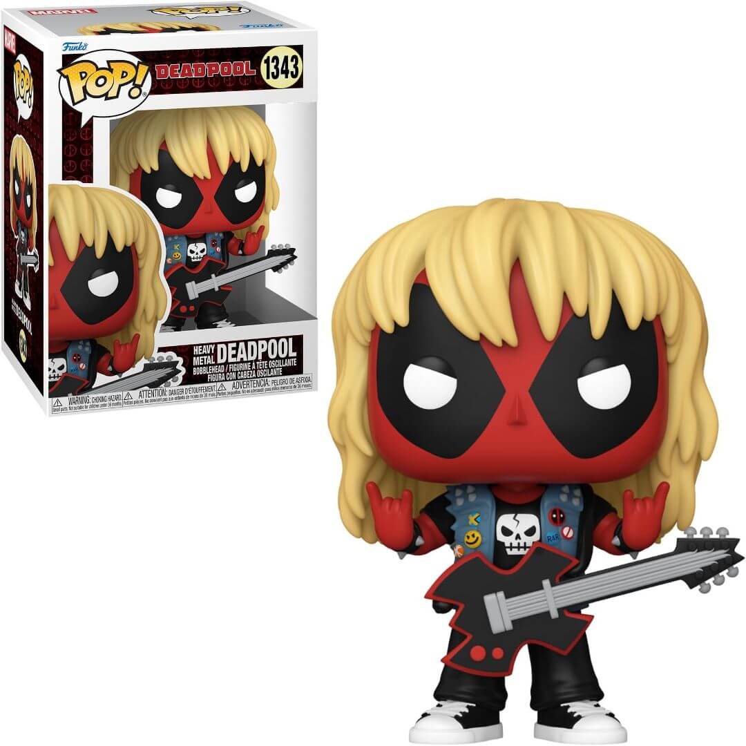 Compre o Boneco Colecionável Marvel Funko Pop Heavy Metal Deadpool na ...