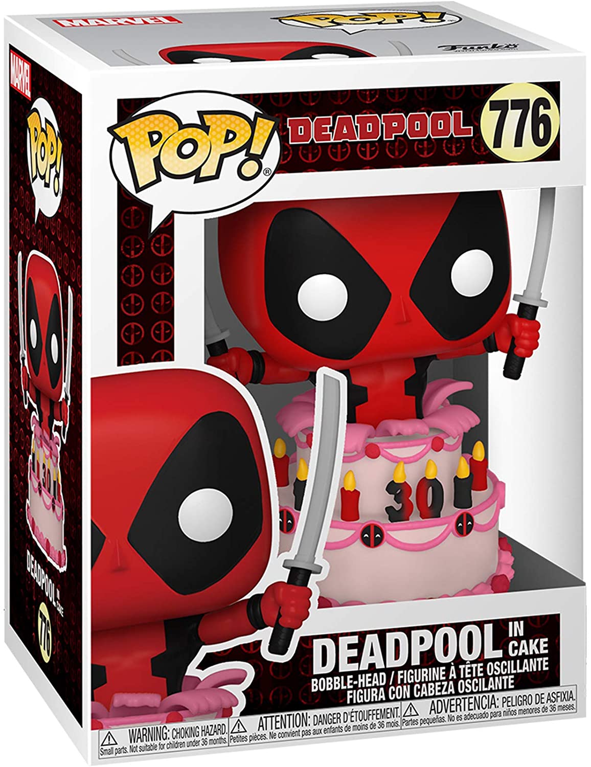 Funko Pop Deadpool in Cake 776 Deadpool 30th Anniversary
