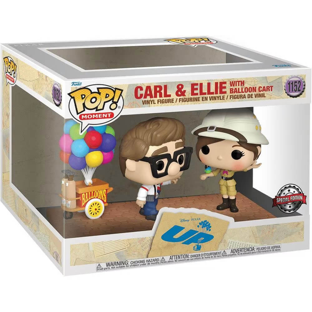 Boneco Colecionável Disney Funko Pop Moment Up! Altas Aventuras Carl ...
