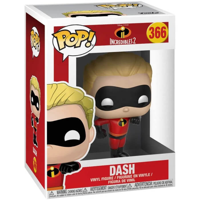 Boneco Disney Funko Pop Dash 366 Flecha Os Incríveis 2