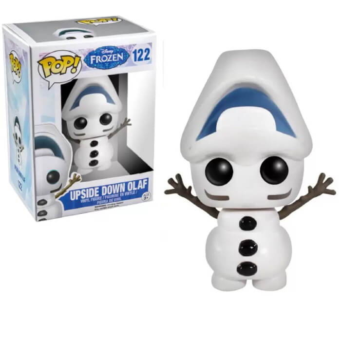 Boneco Frozen Upside Down Olaf 122 Funko Pop Disney