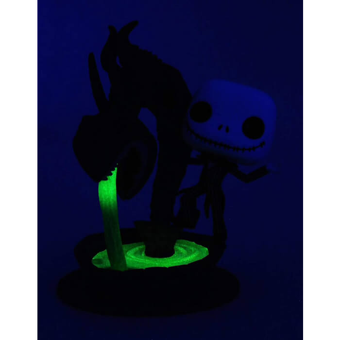 Boneco Funko Pop Jack Skellington in Fountain 602 O Estranho Mundo de Jack
