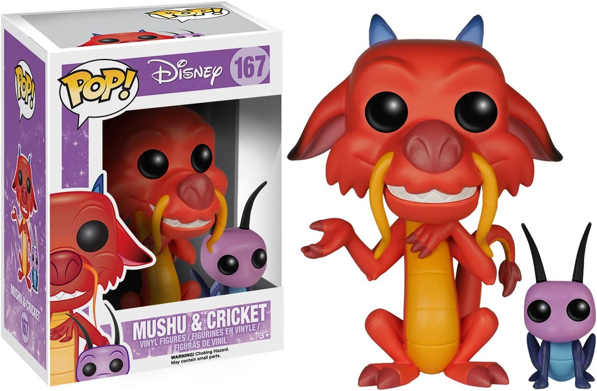 Funko Pop Disney Mushu & Cricket 167 Mulan