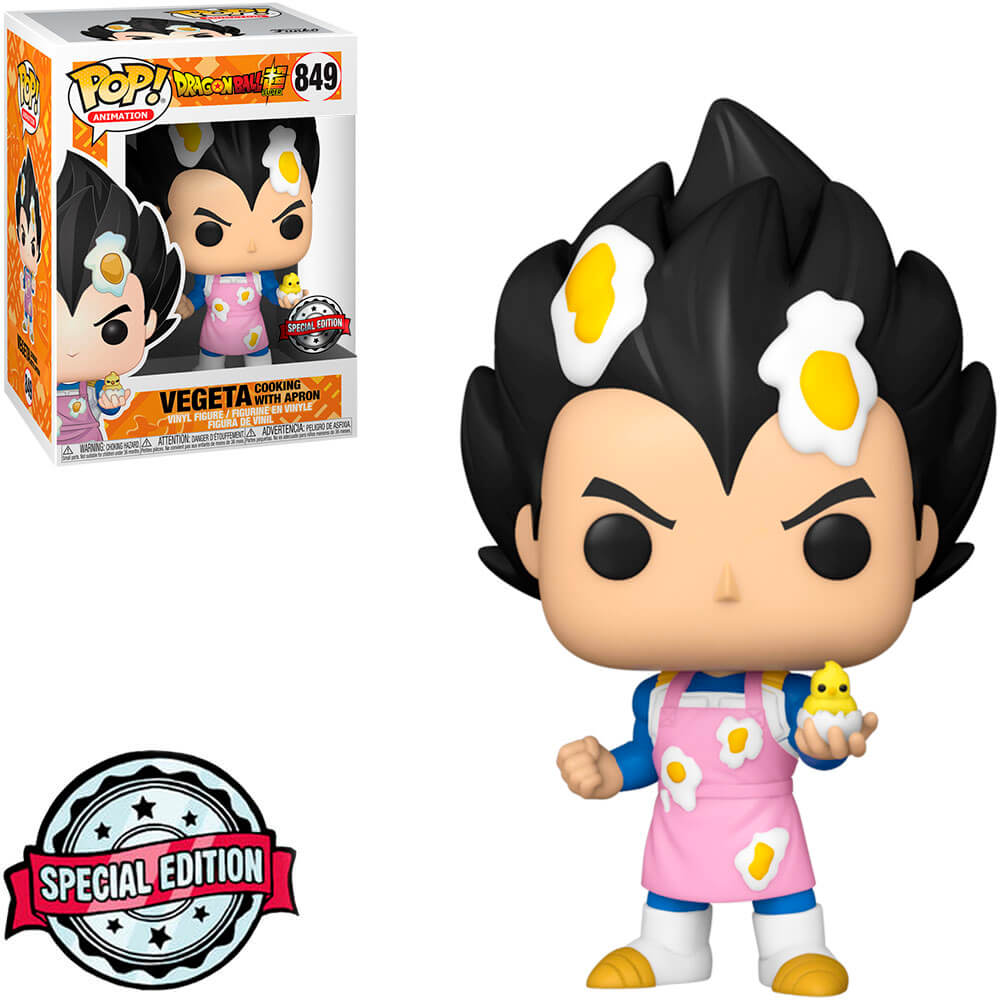 Funko Pop Dragon Ball Super Vegeta Cooking With Apron 849