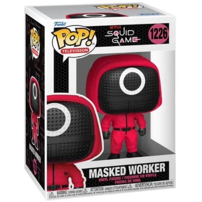 Boneco Funko Pop Round 6 Squid Game - Masked Worker 1226 Boneco Funko Pop Round 6 Squid Game - Masked Worker 1226