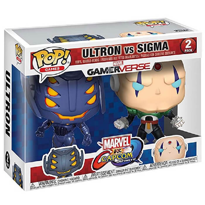 Boneco Funko Pop Marvel Vs Capcom - Ultron vs Sigma 2-Pack