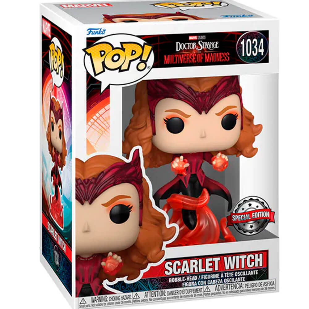 Boneco Marvel Funko Pop Scarlet Witch 1034 Doctor Strange in the ...