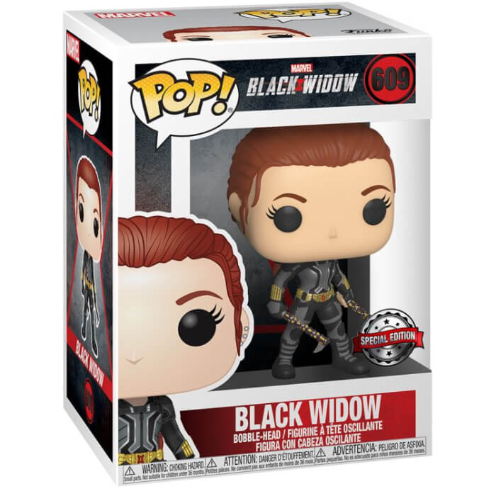 Boneco Marvel Funko Pop Viuva Negra 609 Black Widow Boneco Marvel Funko Pop Viuva Negra 609 Black Widow