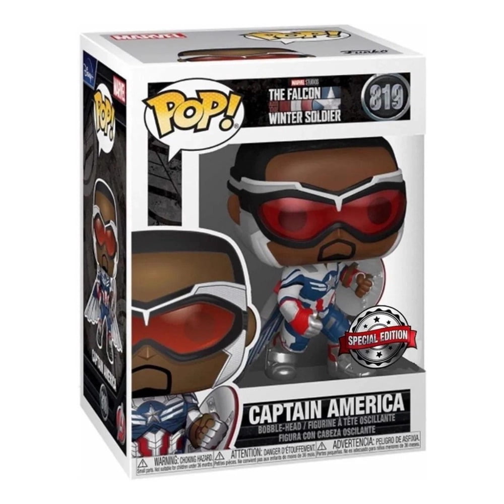 Funko Pop Capitão América Sam Wilson 819 The Falcon and Winter Soldier