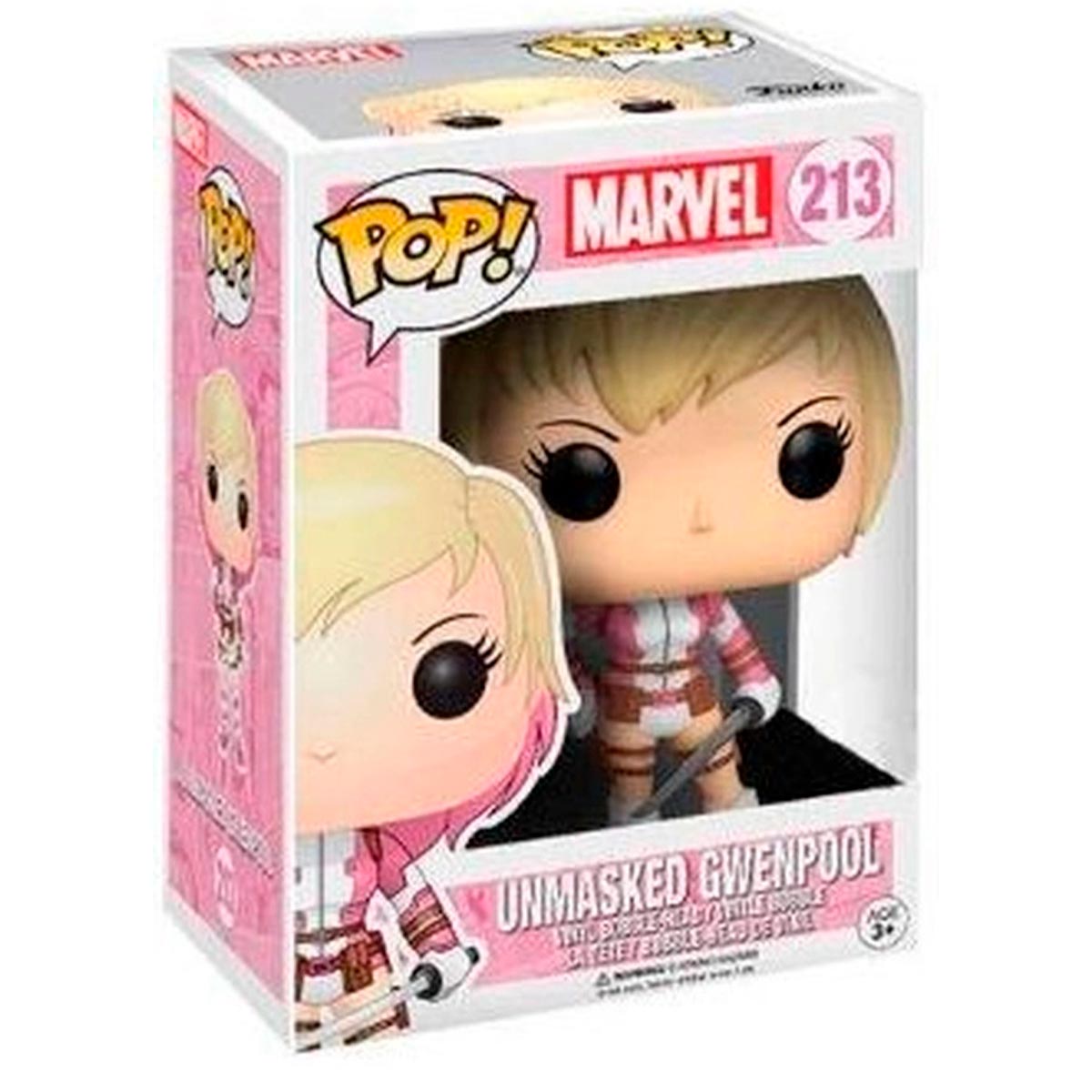 Funko Pop Marvel Unmasked Gwenpool 213