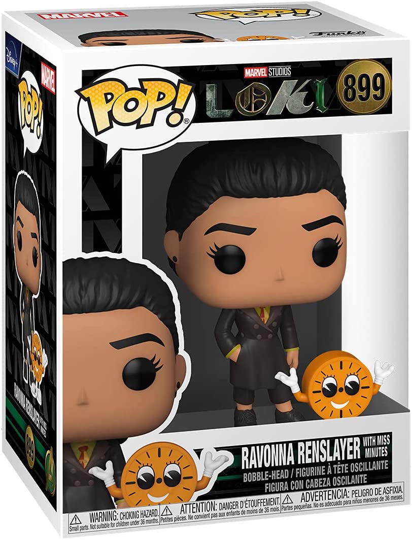 Funko Pop Ravonna Renslayer with Miss Minutes 899 Loki