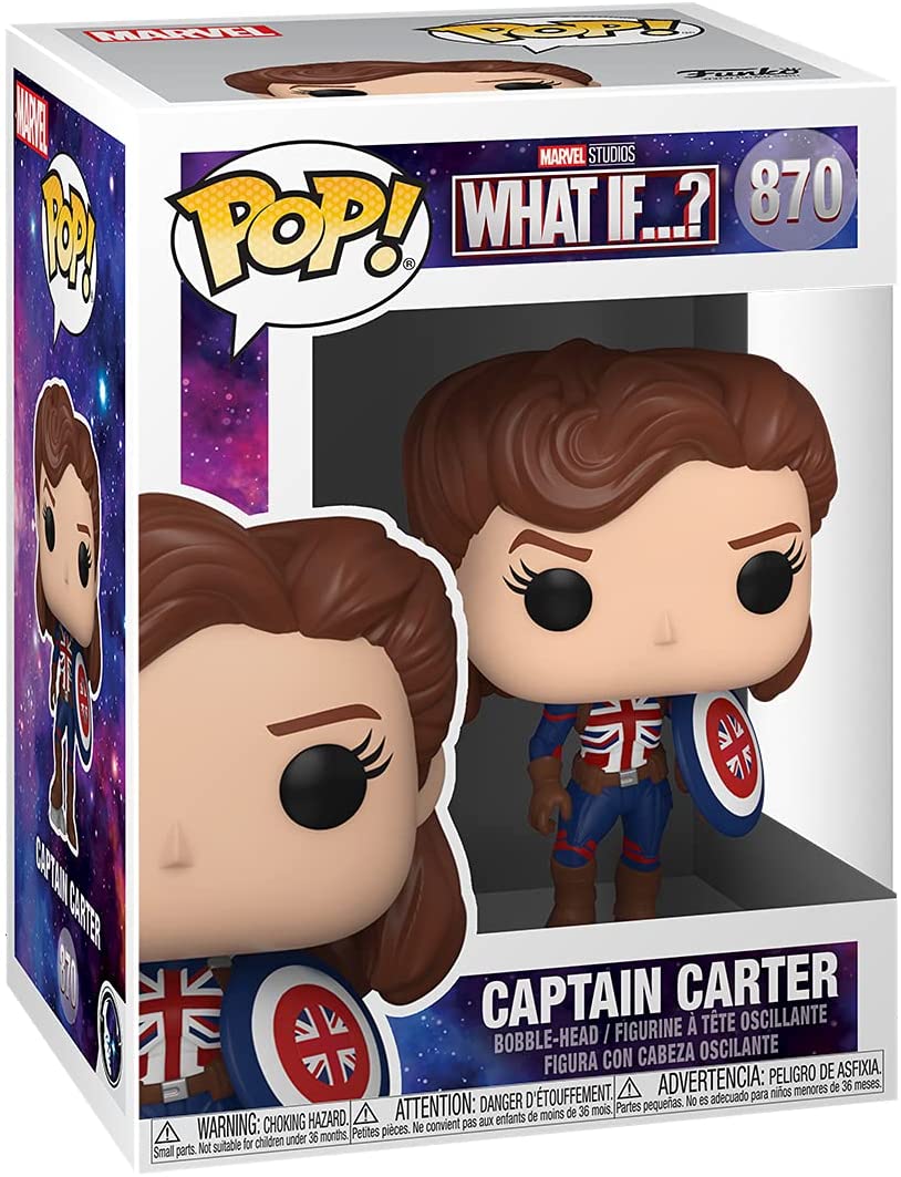 Funko Pop What If Capitã Carter 870 Captain Carter