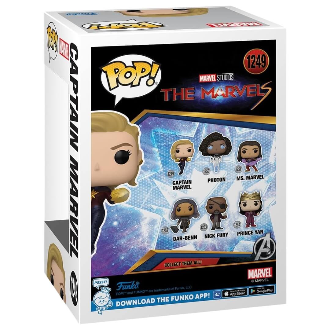 Compre o Boneco Colecionável Funko Pop Captain Marvel 1249 Capitã ...