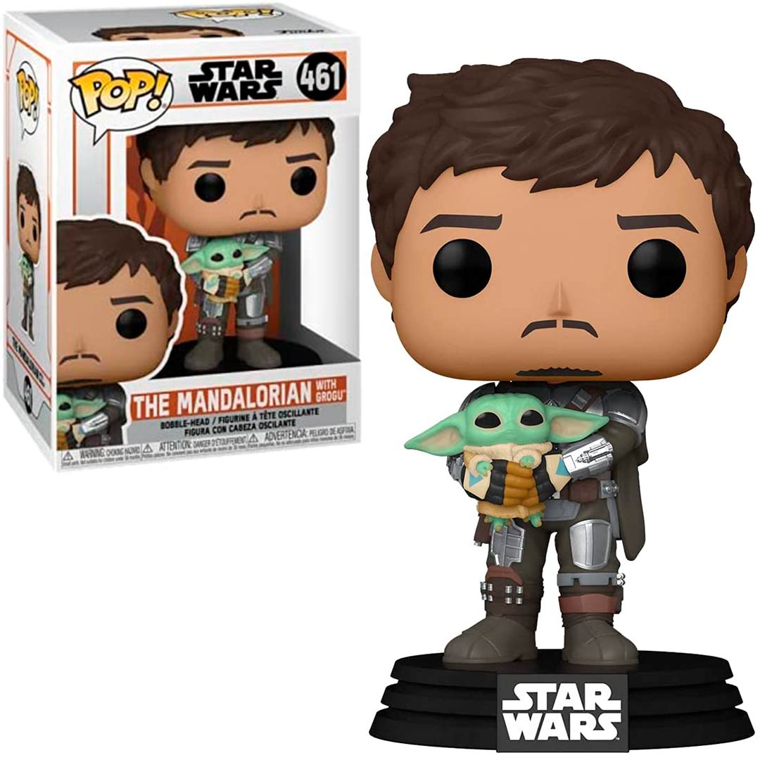 Funko Pop Mandalorian with Grogu 461 Star Wars The Mandalorian