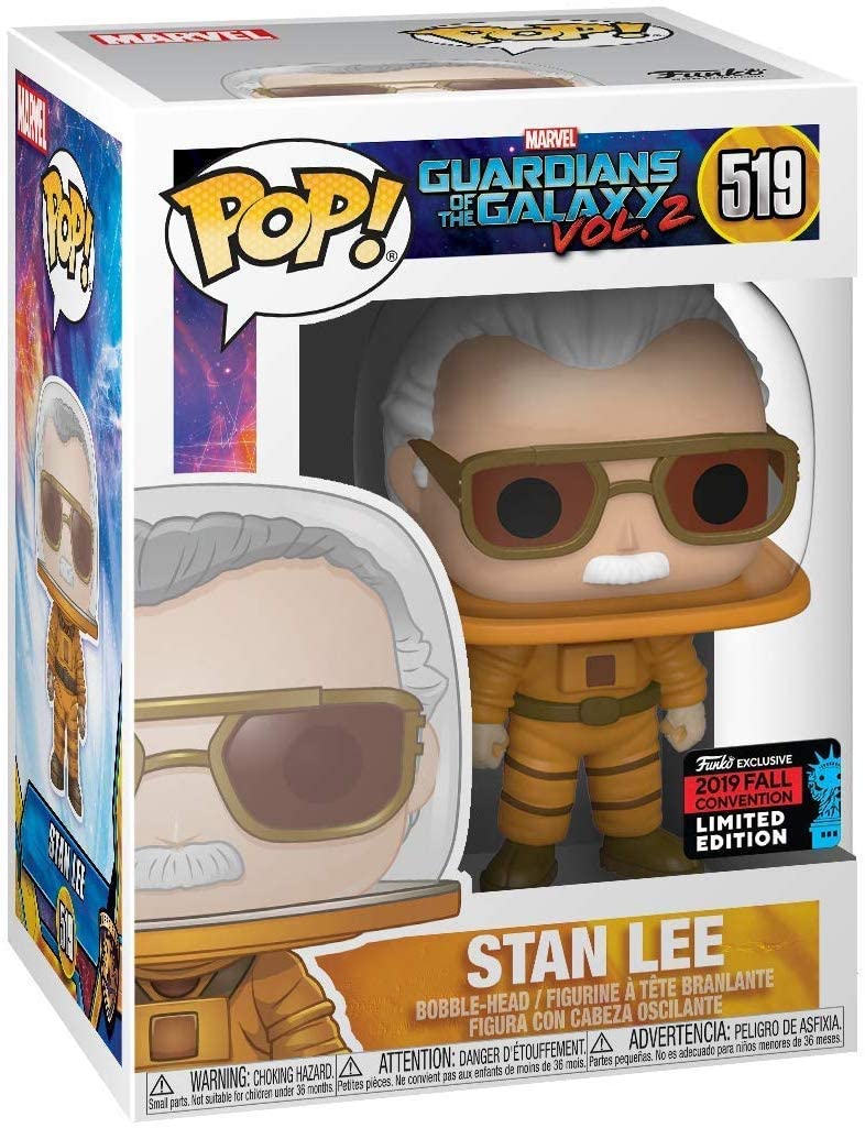 Funko Pop Stan Lee Astronaut 519 Nycc Guardians Of The Galaxy Vol 2