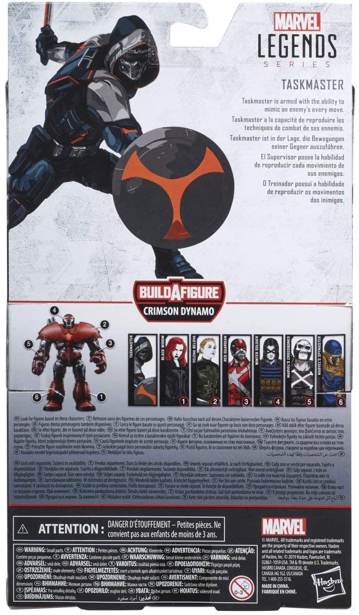 Marvel Legends Taskmaster - Viúva Negra BAF Crimson Dynamo